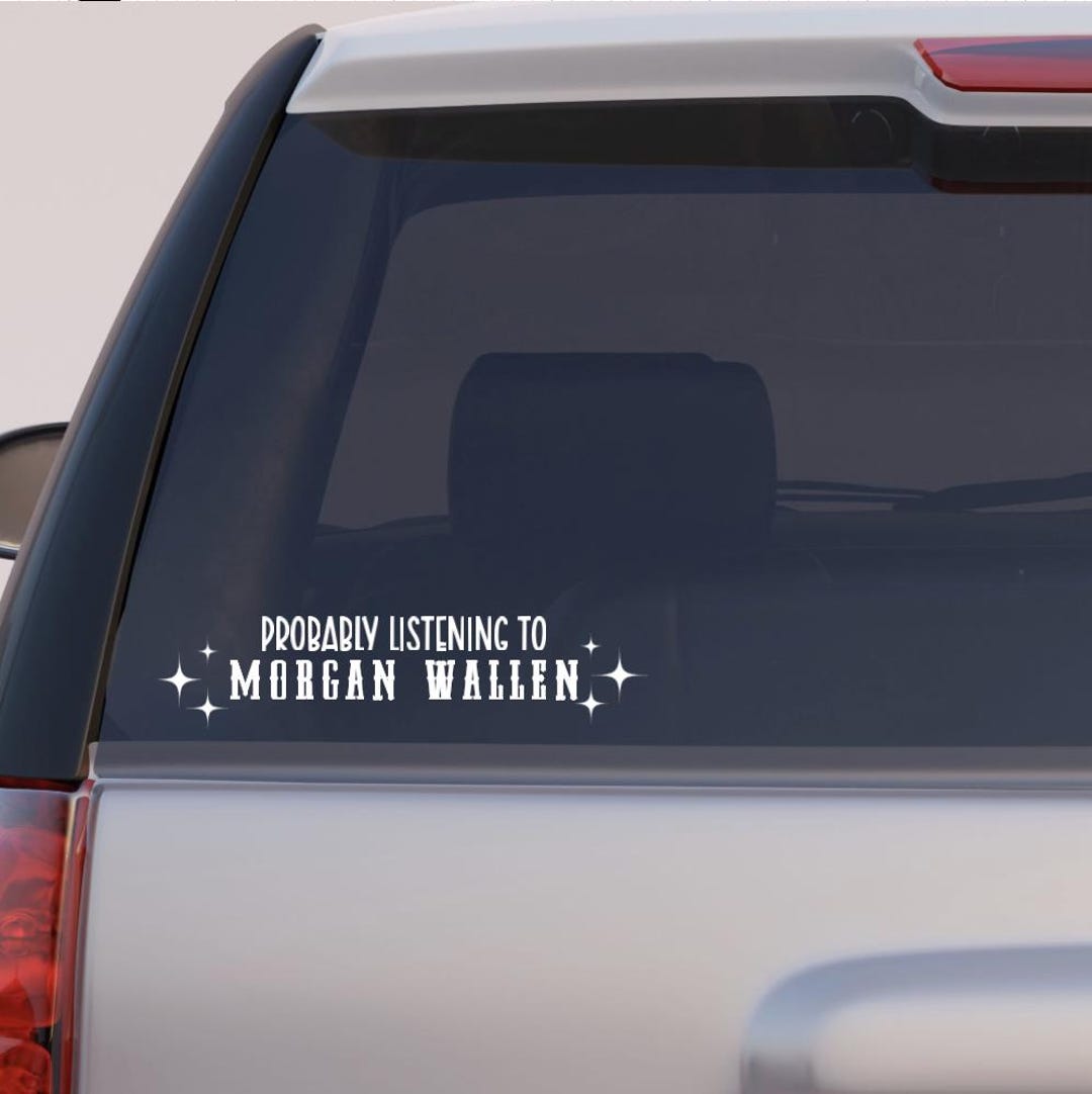 Morgan Wallen Decal | Vinyl Car Decal | Country Music Car Sticker ...