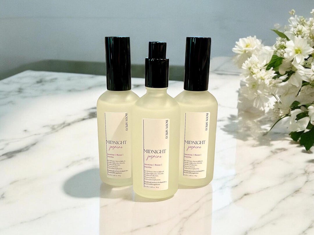 Midnight Jasmine Body Spray! Luxury Body Mist - Hydrating - Refreshing ...