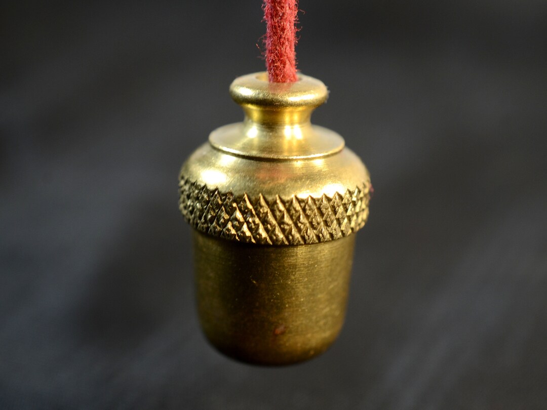 Vintage French Acorn Light Pull, Fan Pull, Solid Brass, Vintage Curtain ...