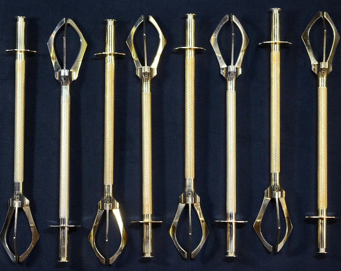 Vintage Solid Brass Tongs for Ice Cube / Charcoal / Sugar / Serving ...