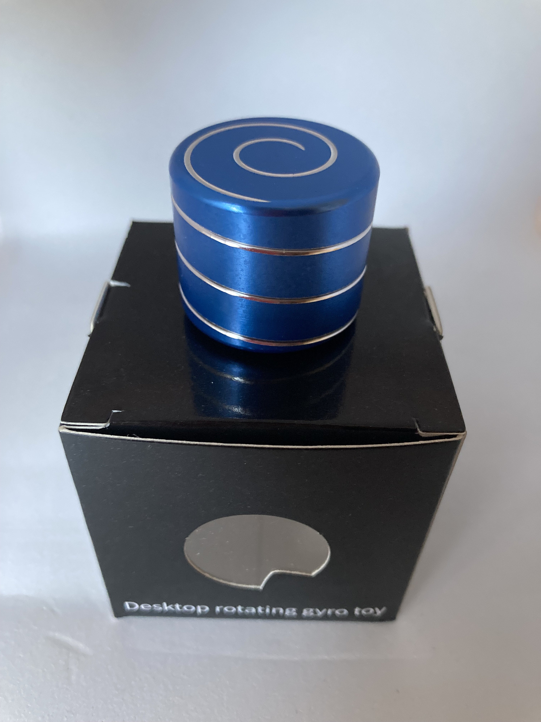 Colorful Kinetic Executive Desk Toy/ Gyroscope/ Stress Relief. Blue ...