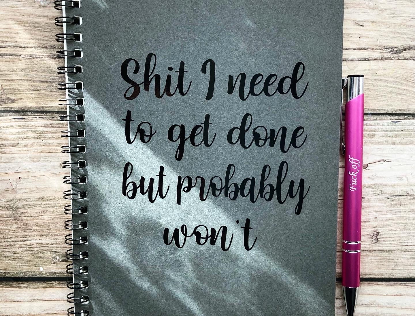 Swear Word Notebook Sweary Stationary Funny Stationery Etsy swear-word-notebook-sweary-stationary-funny-stationery-etsy