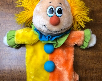 Clown Hand Puppet - Etsy