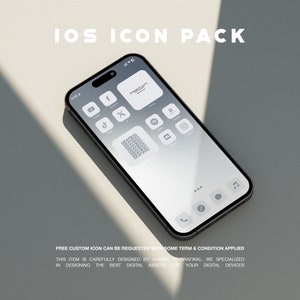 Titanium iPhone Icon Pack, Light Grey Ios Icon Pack, iPhone 15 Icon ...