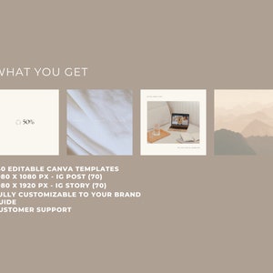 140 Neutral Instagram Post Templates - Engagement - Story Templates ...