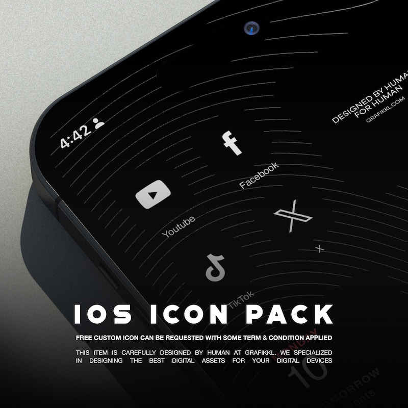 Dark App Icons Ios 18 - Etsy UK