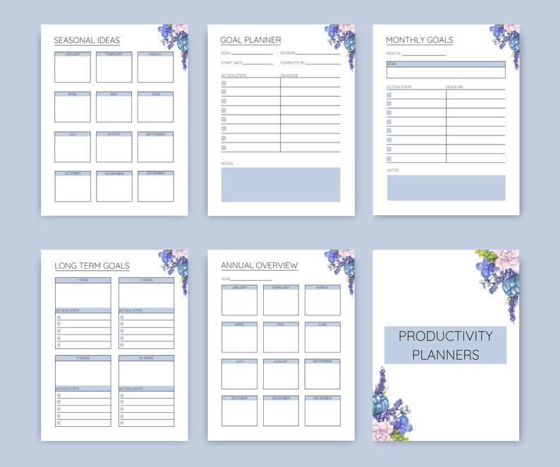 Printable Small Business Planner Bundle, Entrepreneur Planner Templates ...