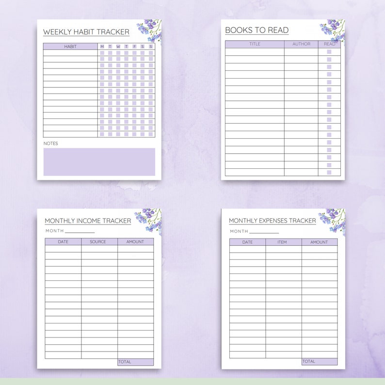 Printable Life Planner Bundle Printable Home Management - Etsy UK