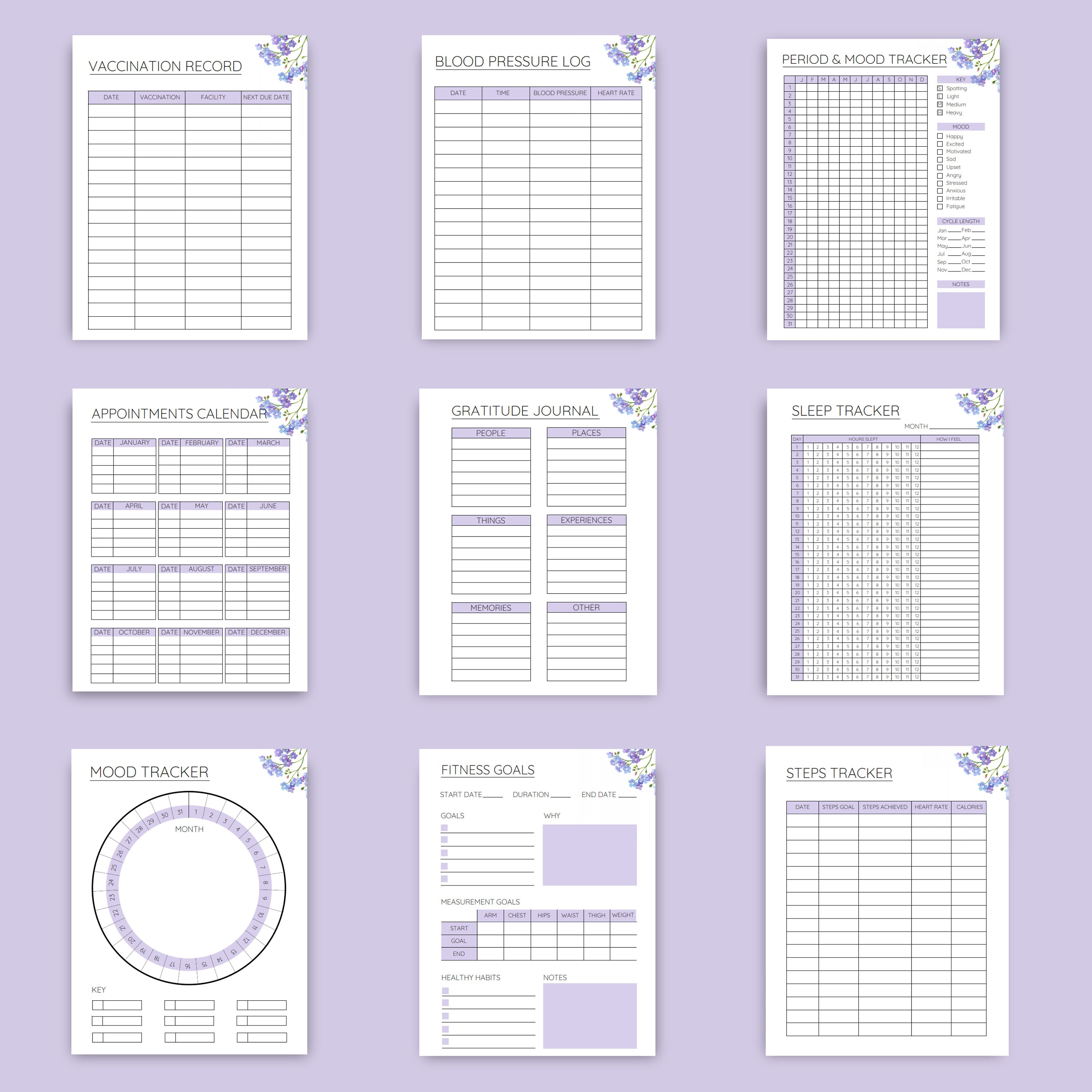Printable Life Planner Bundle, Printable Home Management Binder ...
