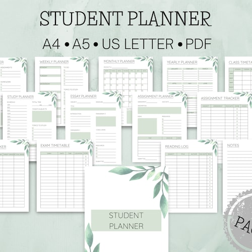 Homeschool Lesson Planner PDF Printable Curriculum Map - Etsy
