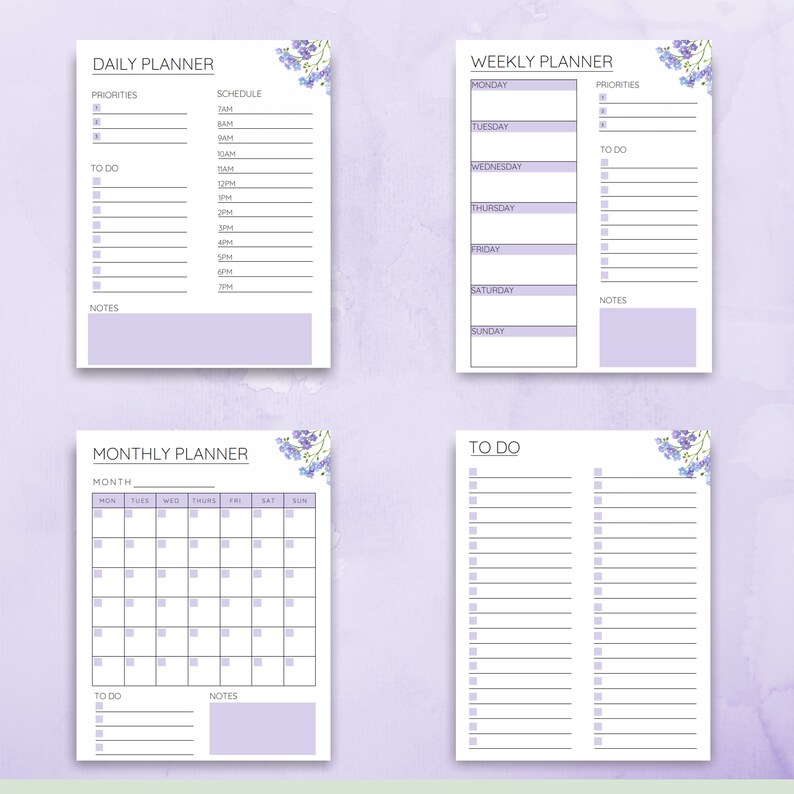 Printable Life Planner Bundle Printable Home Management - Etsy UK