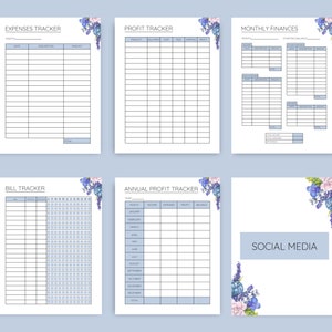 Printable Small Business Planner Bundle, Entrepreneur Planner Templates ...