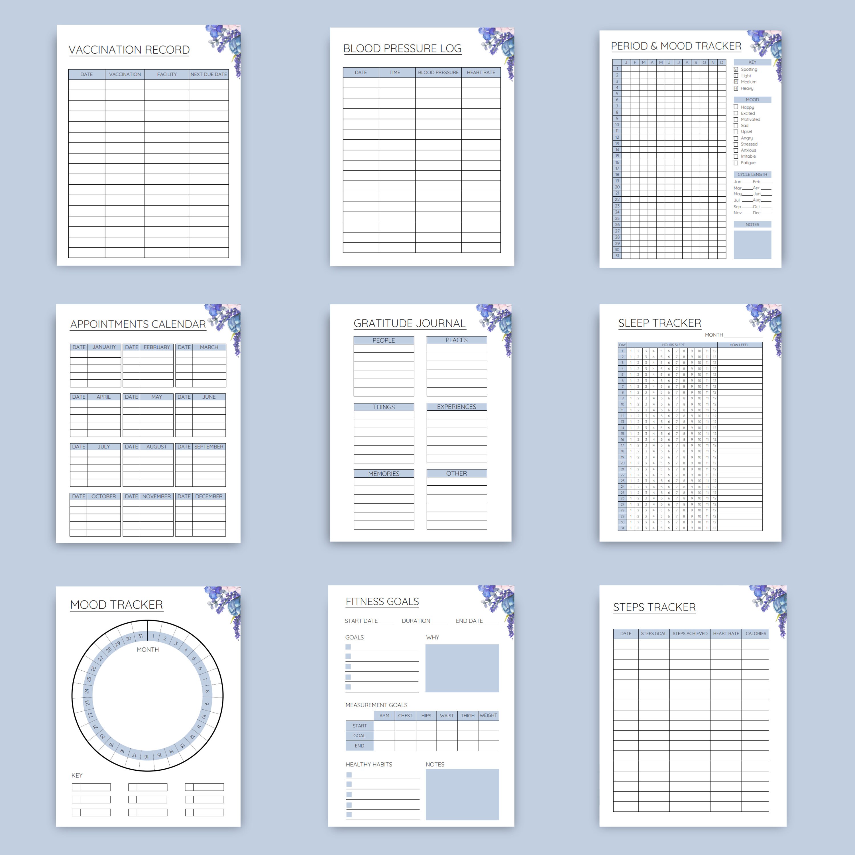 Printable Life Planner Bundle, Printable Home Management Binder ...