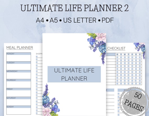 Printable Life Planner Bundle Printable Home Management - Etsy