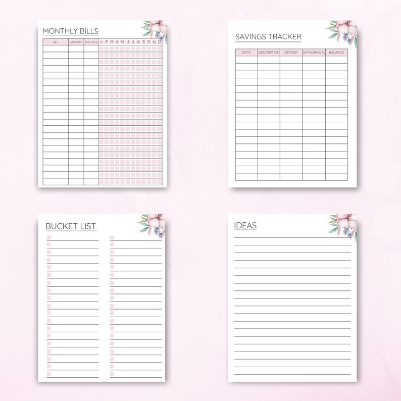 Printable Life Planner Bundle Printable Home Management - Etsy