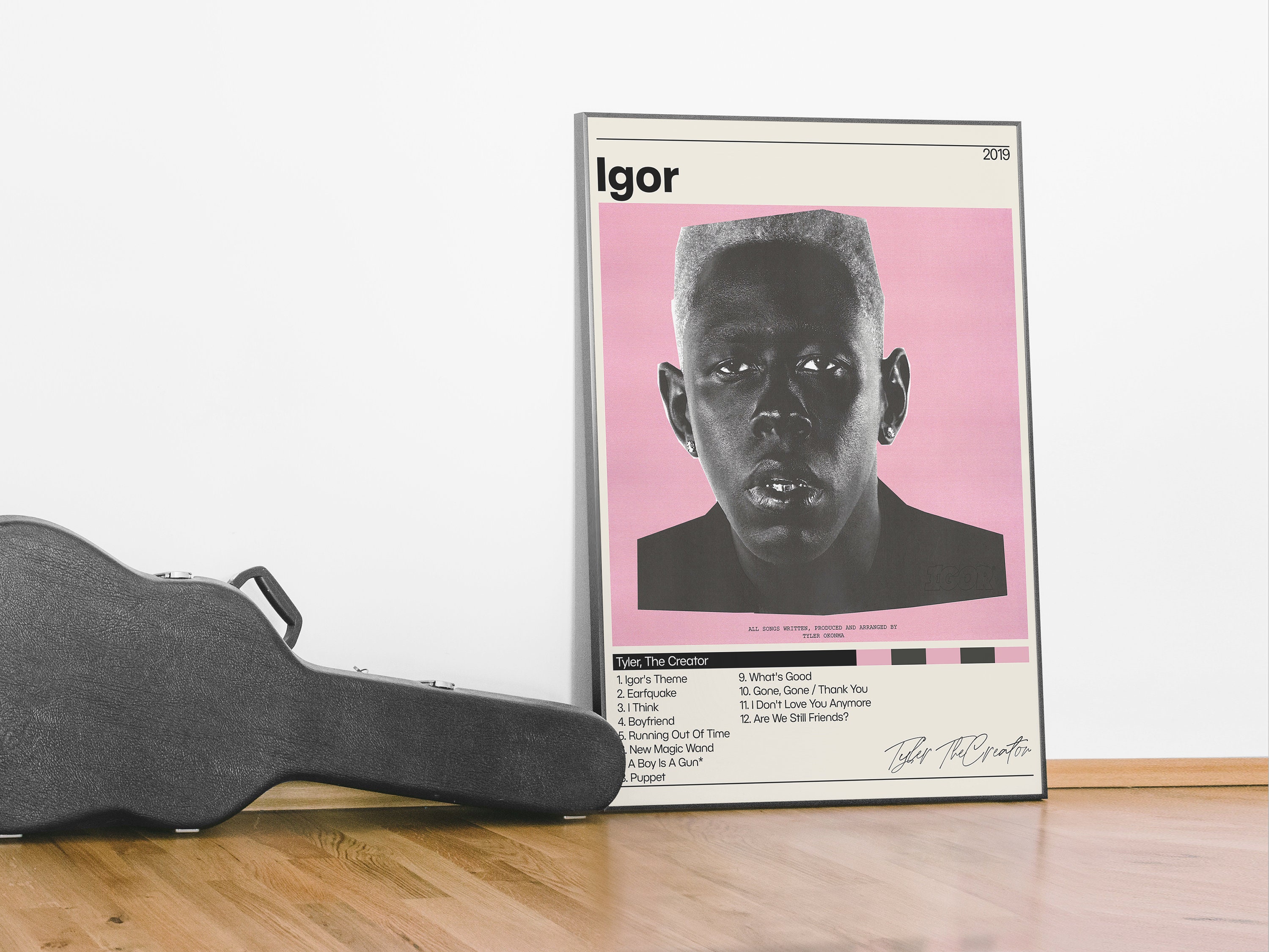 Tyler The Creator Poster Igor Poster Tyler Igor Tracklist | Etsy