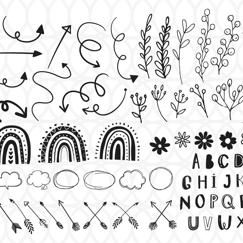 Doodle Arrow - Etsy