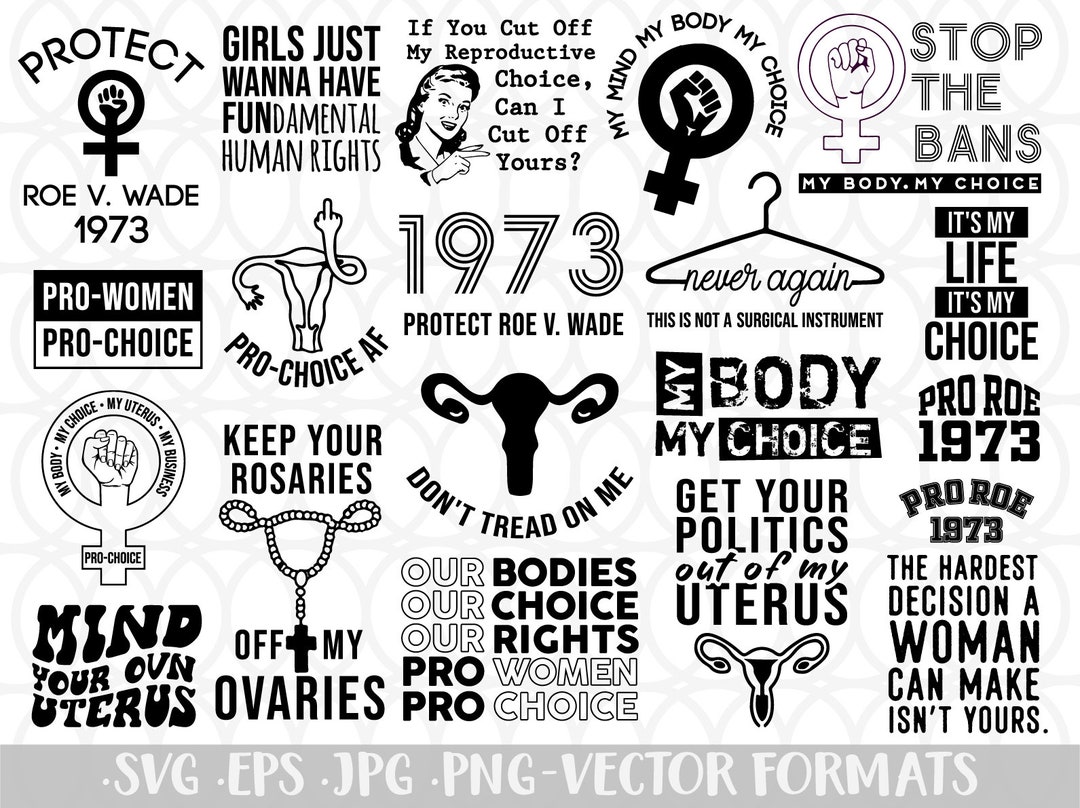 Pro Roe SVG Bundle, Pro Choice Bundle Svg, Uterus SVG, Pro Choice SVG ...