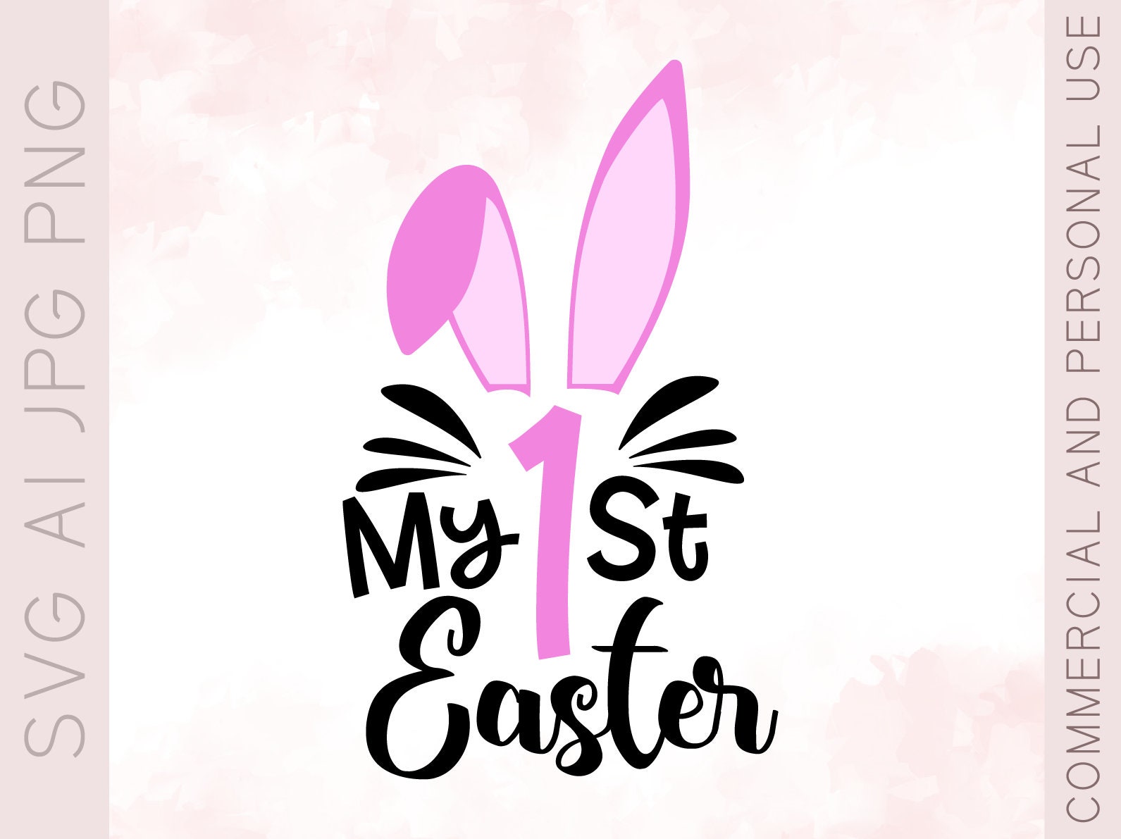 Baby svg Easter svg Birthday svg Bunny face svg Little | Etsy