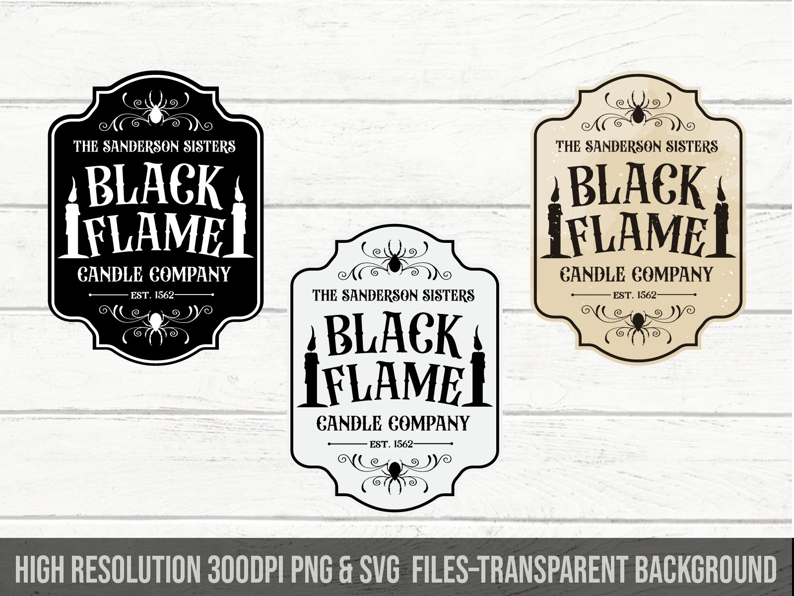 Black Flame Company Label Parody PNG Hocus Pocus Black Flame - Etsy ...