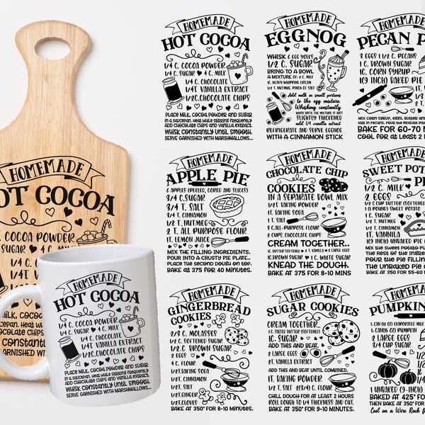 Recipe Svg - Etsy