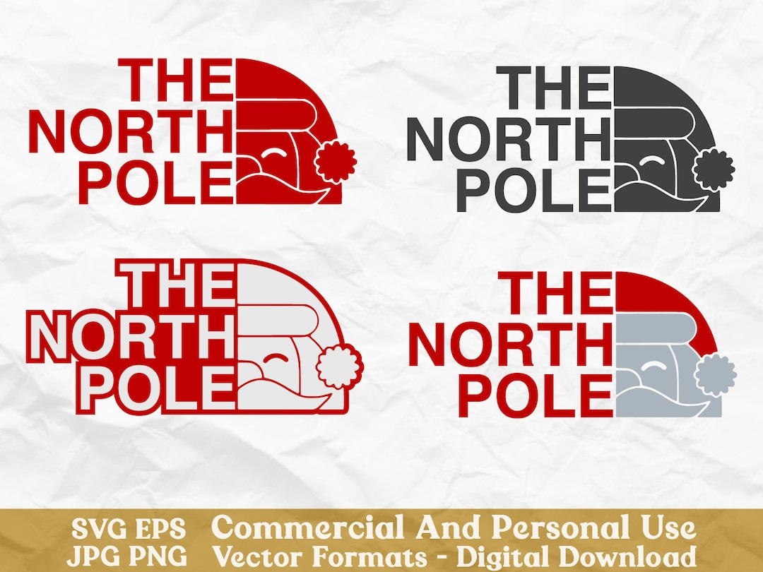 The North Pole Santa Png, Christmas Shirt Svg, Christmas Png Christmas ...