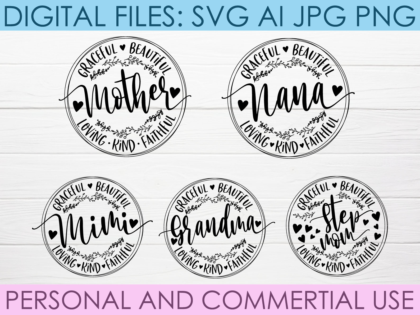 Muttertag Svg, Mutter Svg, Mutter Svg, liebende Svg, Kind Svg, treue ...