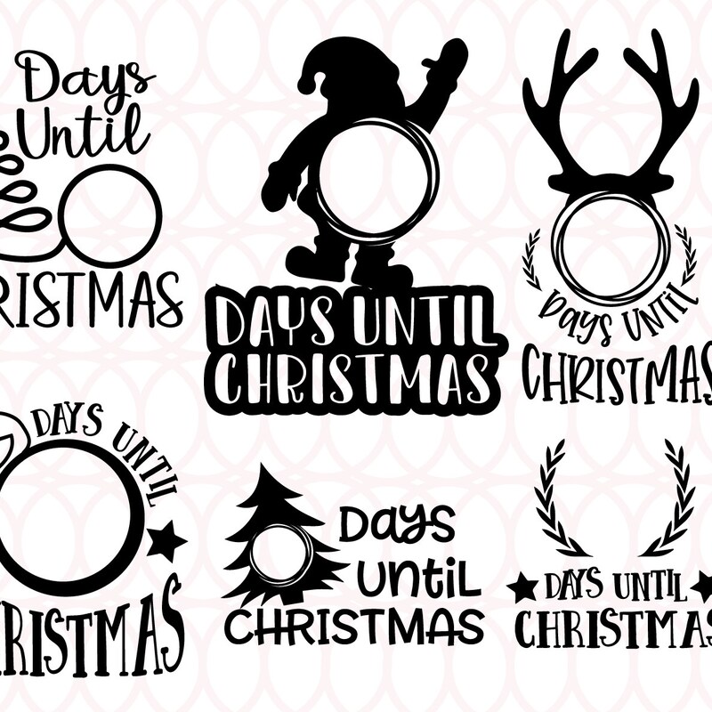 Days Until Christmas Svg - Etsy