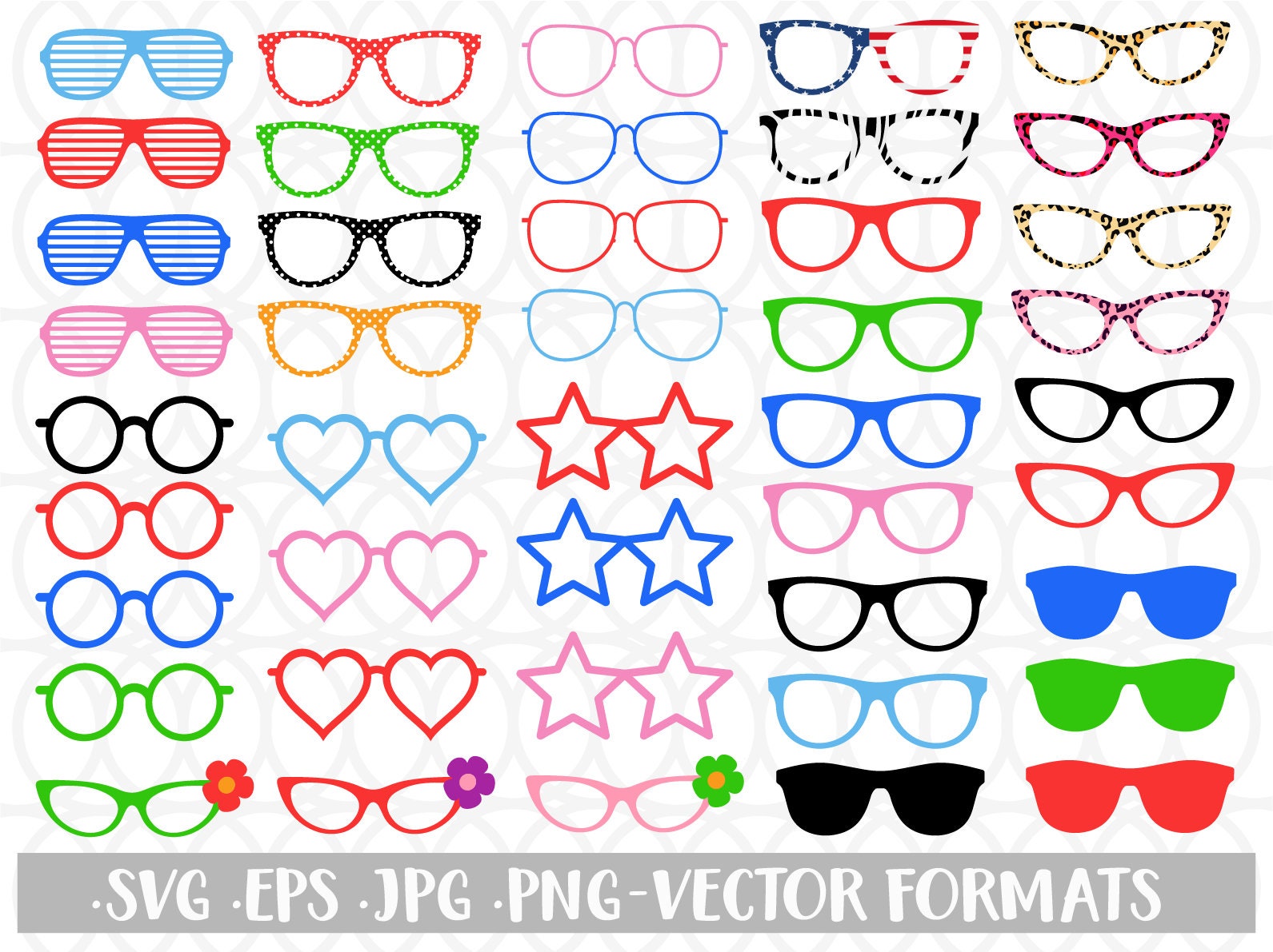 Sunglasses Svg Bundle Eyeglasses SVG Eyeglasses Svg Bundle - Etsy