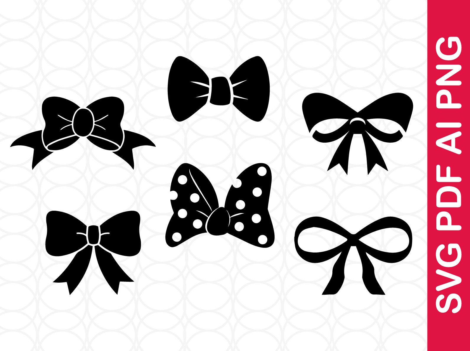 Bow Svg, Bow Cut File, Bow Tie Svg, Hair Bow Svg, Cricut Bow Svg, Bow ...
