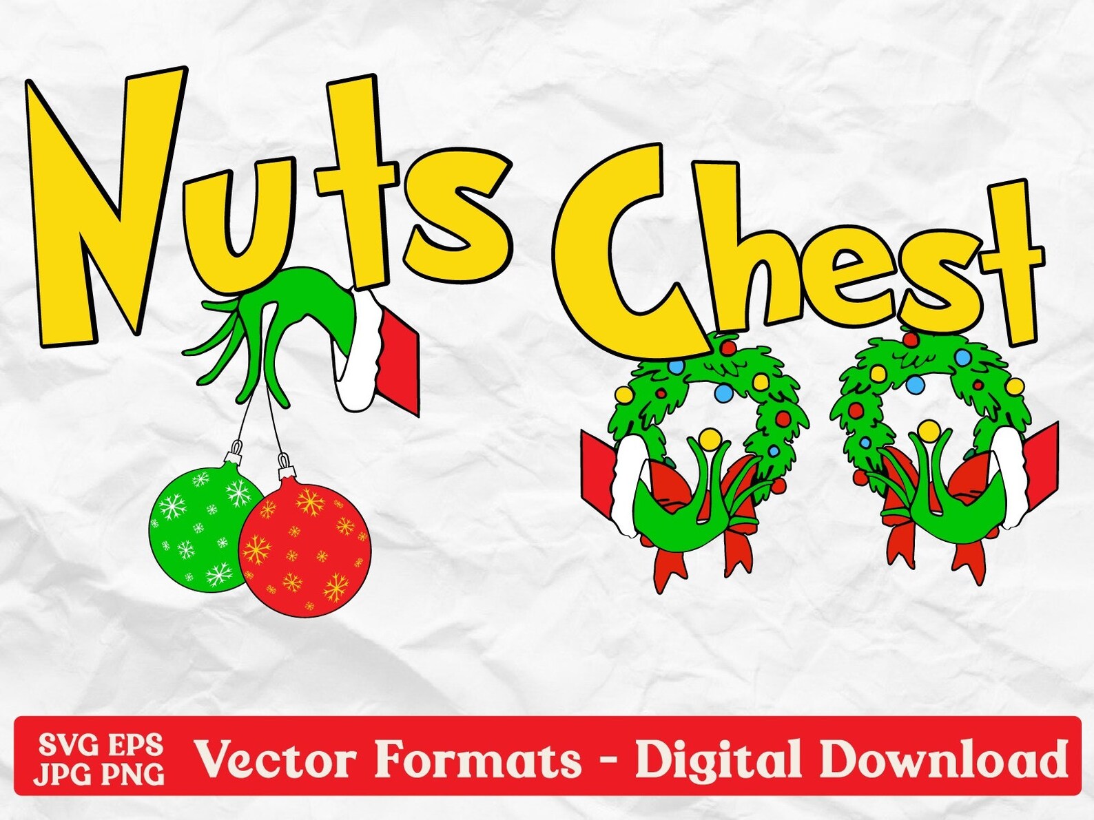Chest Nuts SVG Christmas Couple Shirts SVG Funny Chritmas - Etsy