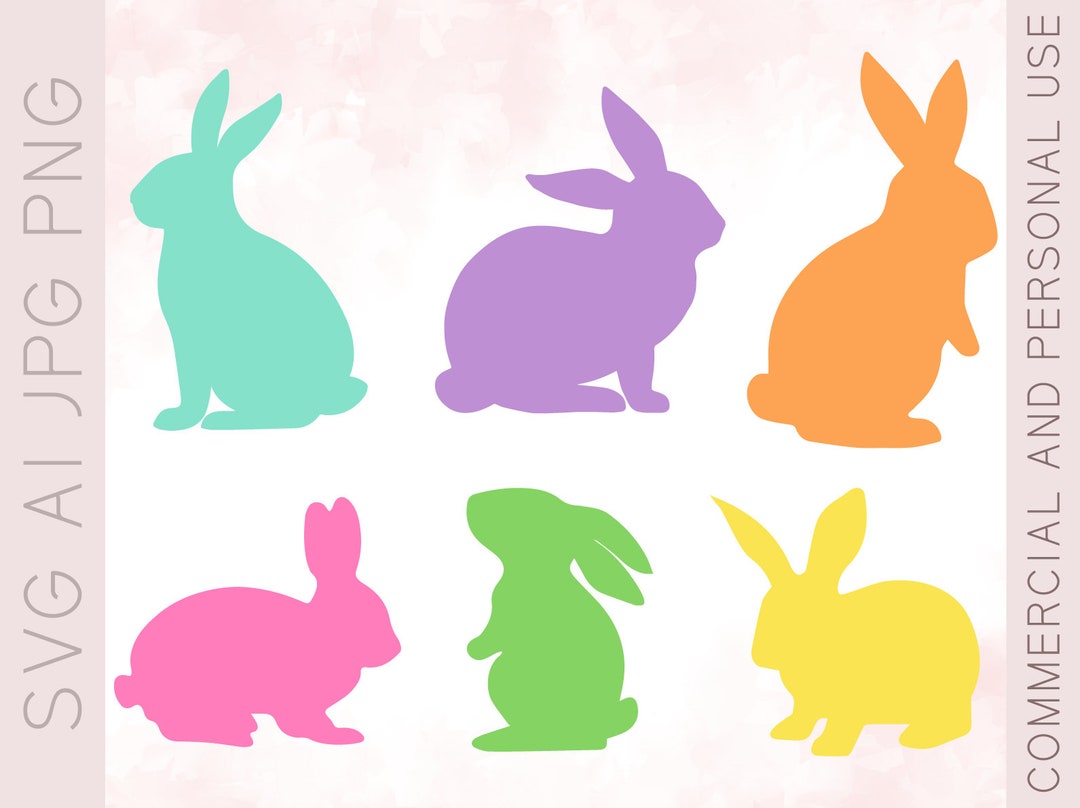 Easter Bunny Svg Bundle, Bunny Svg, Christian, Easter Bunny Svg, Rabbit ...