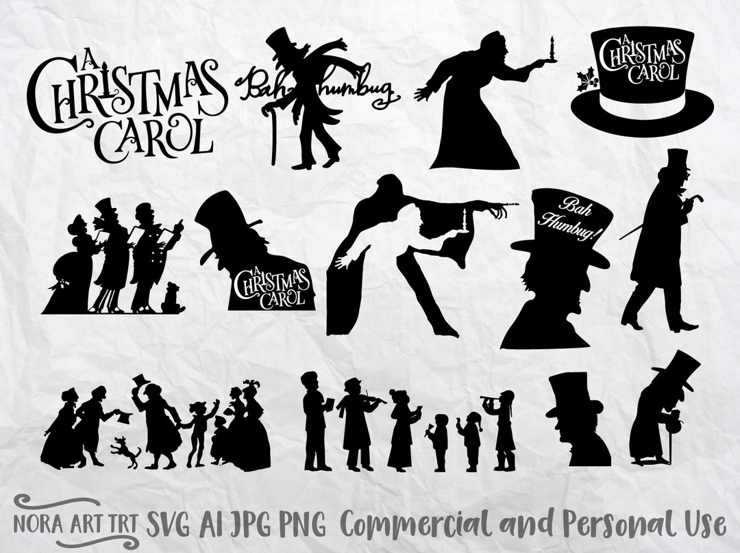 Christmas Carol Svg Bundle, Christmas 2025 Svg, Merry Christmas Svg ...