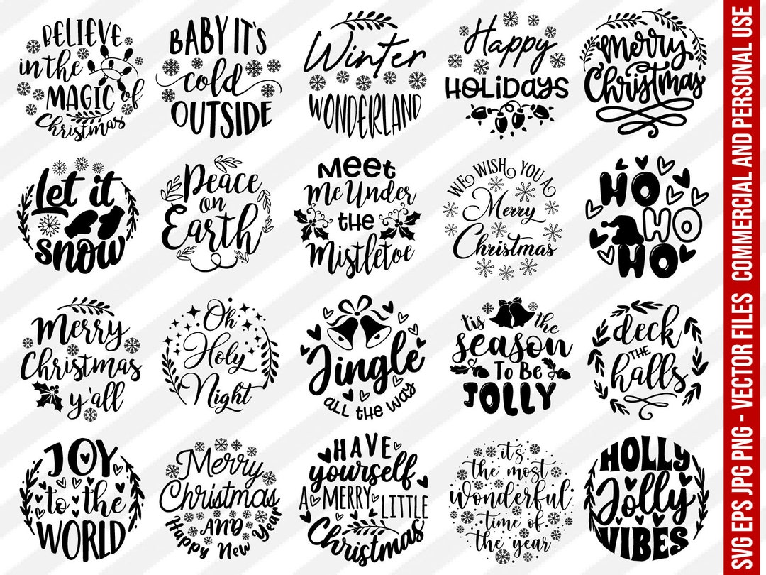 Christmas Scene Svg, Round Christmas Ornament Svg, Christmas Ornament ...