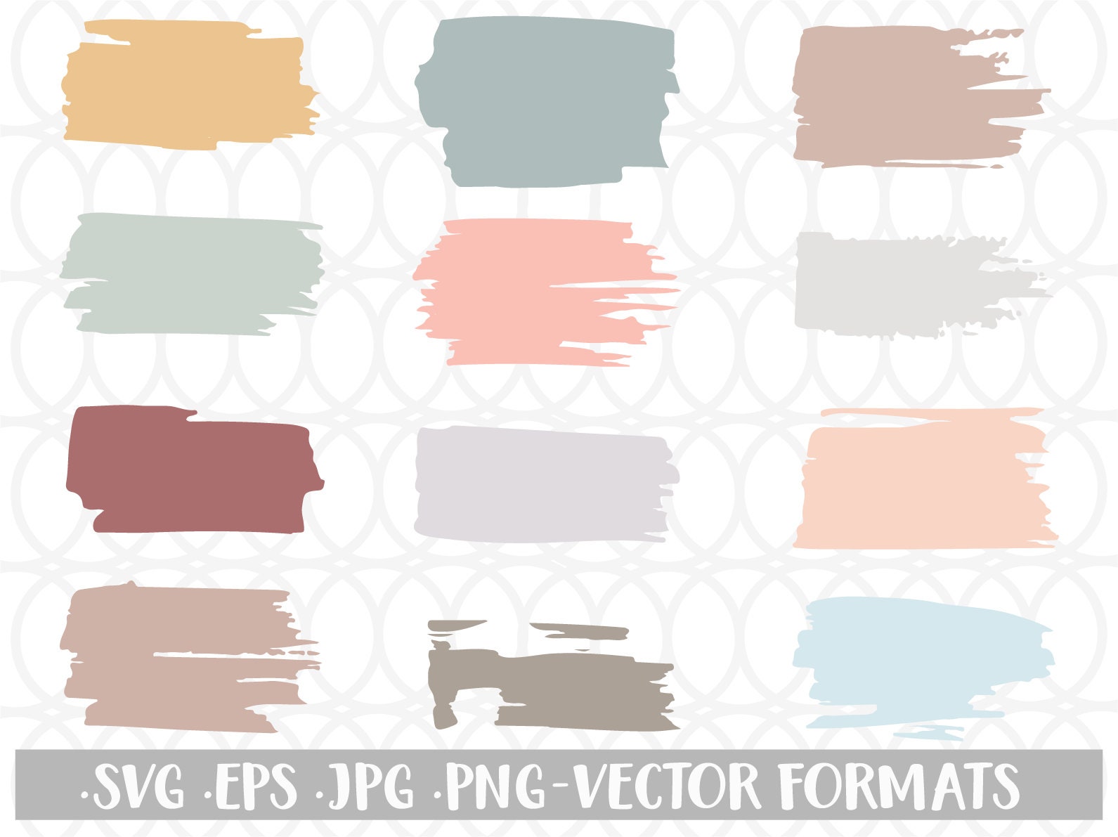 Brush Stroke Svg Bundle, Brush Stroke Svg Png, Hand Drawn Brush, Paint ...