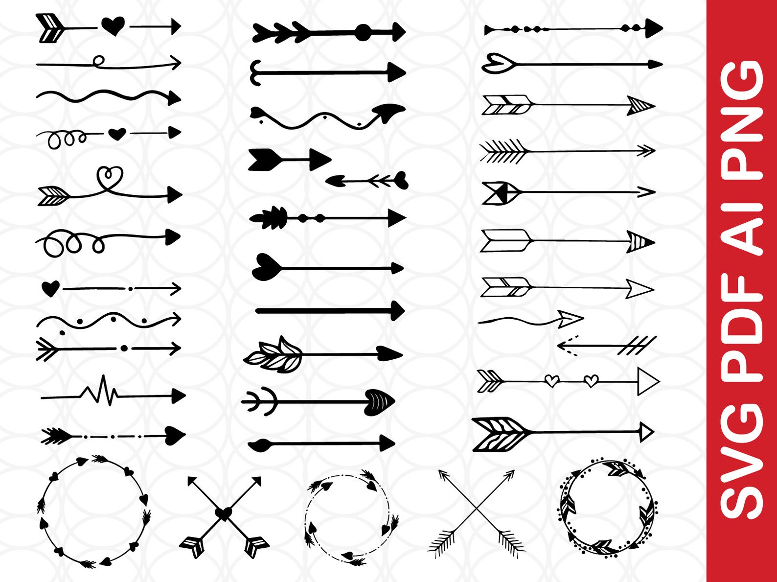 Arrow SVG Arrows Cut File Arrow Clip Art Arrow Cricut Svg | Etsy