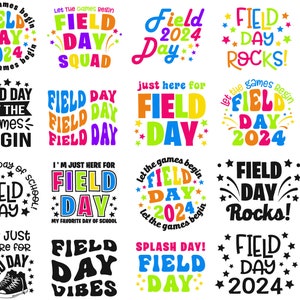 Field Day 2024 Svg, Field Day Svg Bundle, School Svg, End of School Svg ...