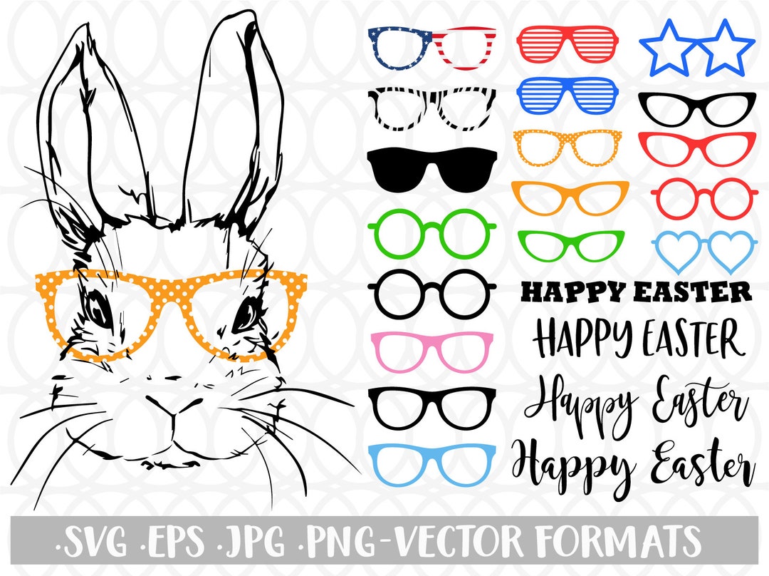 Easter Bunny Bundle Svg, Boy Easter Svg, Kid's Easter Design, Cute ...