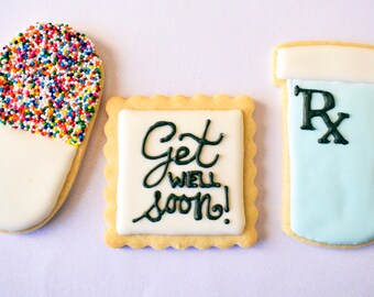 Get Well Cookies - Etsy