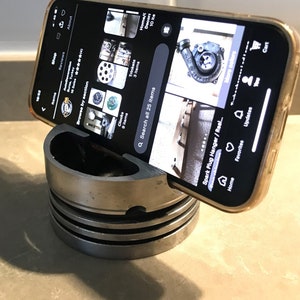Piston Phone Holder / Real Car Engine Parts / Piston Gift for Him - Etsy