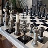 Engine Table With Chess Set // Engine Table / Gearhead / Man Cave ...