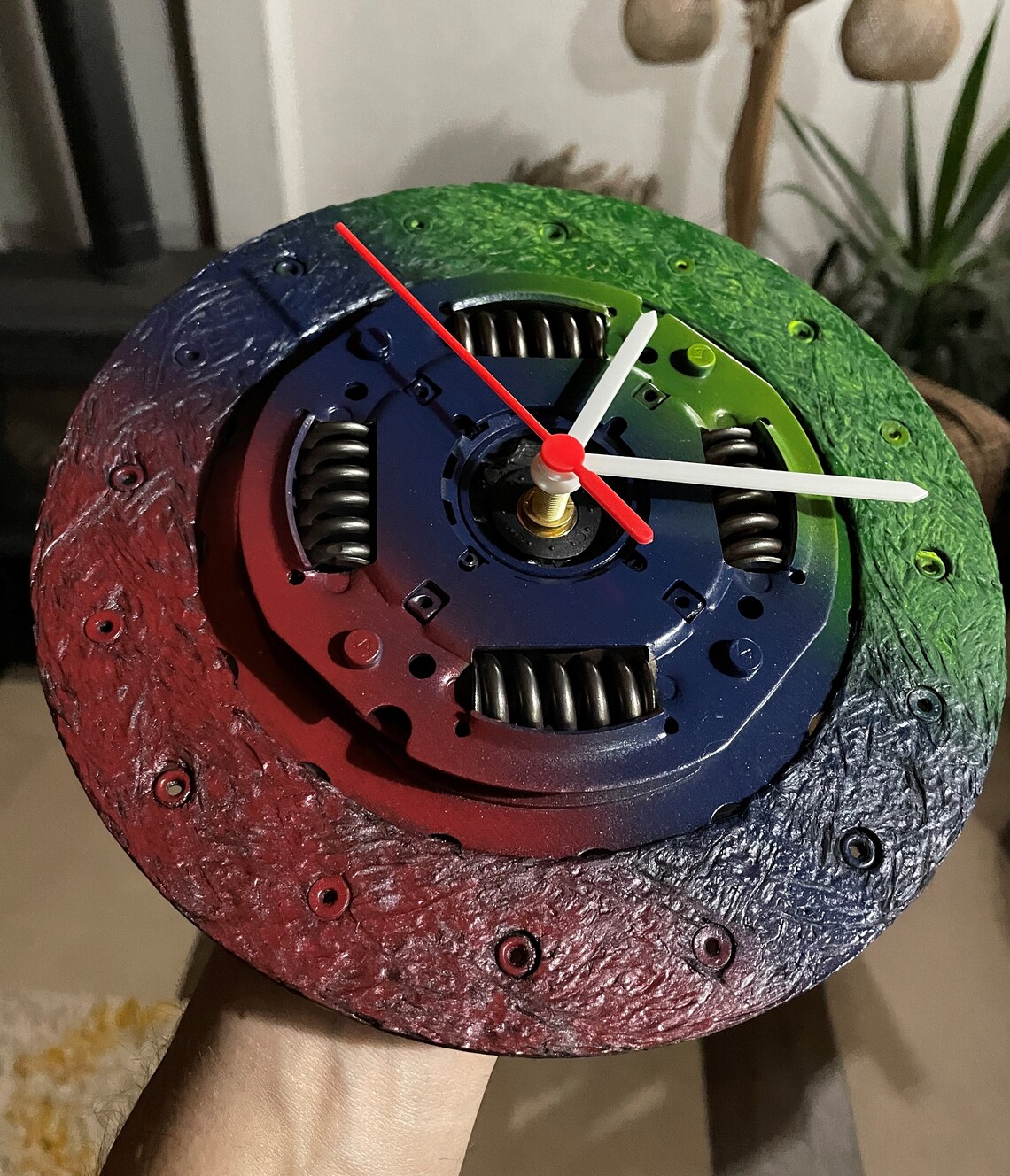 Personalized Clutch Clock / Real Car Engine Parts / - Etsy