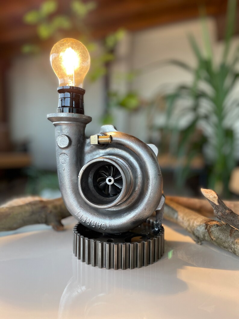 Turbocharger Lamp / Real Car Engine Parts / Upcycling / Handmade ...