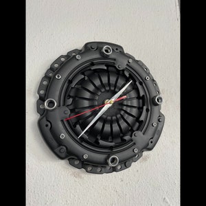 Car Clutch Wall Clock / Large Urban Clock / Handforged Clock / Gift for ...