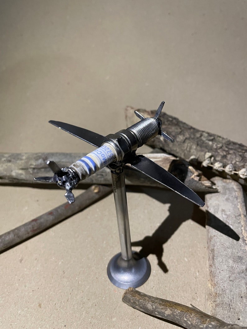 Spark Plug Airplane / Real Car Engine Parts / Handmade / - Etsy