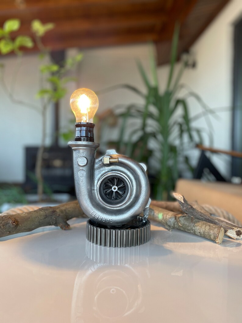 Turbocharger Lamp / Real Car Engine Parts / Upcycling / Handmade ...