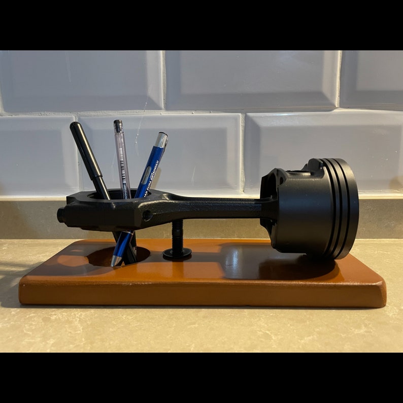 Piston Pen Holder / Real Car Engine Parts / Piston Pencil Case / Piston ...