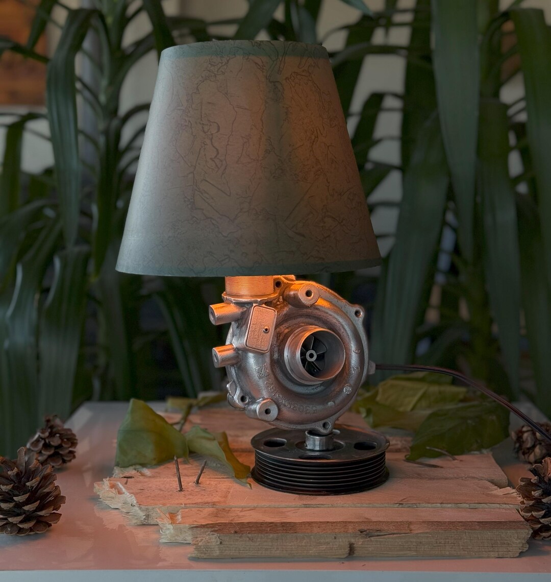 Turbocharger Lamp / Real Car Engine Parts / Upcycling / Handmade ...