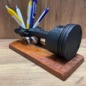Piston Pen Holder / Real Car Engine Parts / Piston Pencil Case / Piston ...