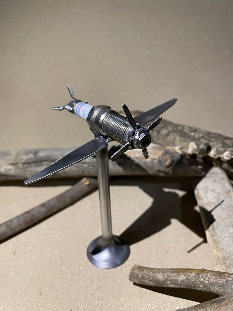 Spark Plug Airplane / Real Car Engine Parts / Handmade / - Etsy
